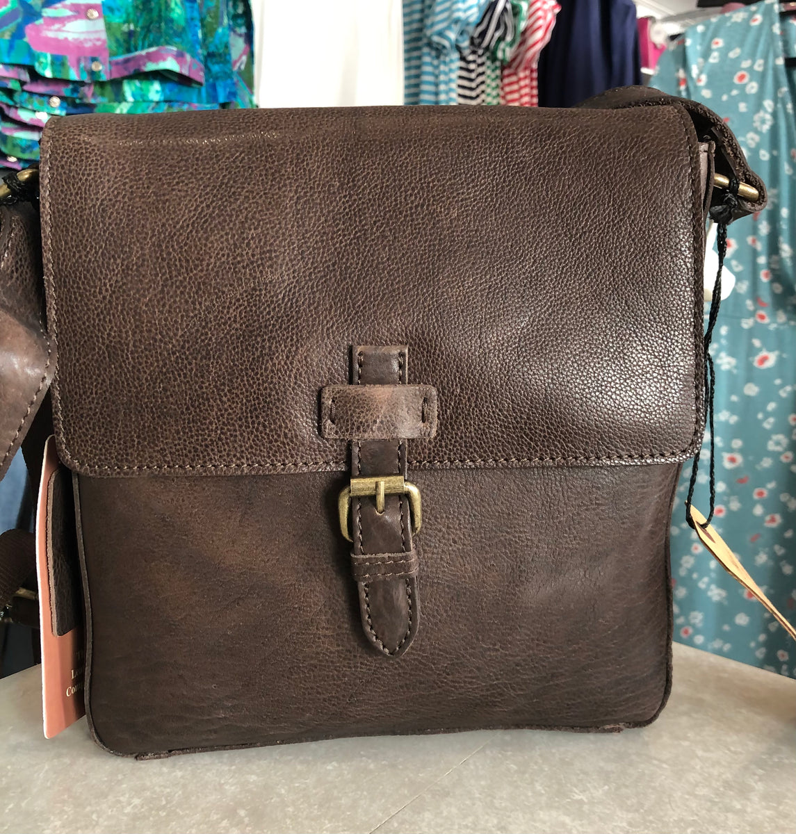 Dean Ashwood Leather Messenger Bag Chapel Street Boutique