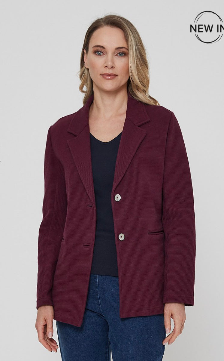 2x2 Rib Aspen Blazer – CHAPEL STREET BOUTIQUE