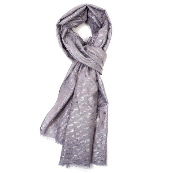 Rose Gold Tiny Triangles Scarf – CHAPEL STREET BOUTIQUE